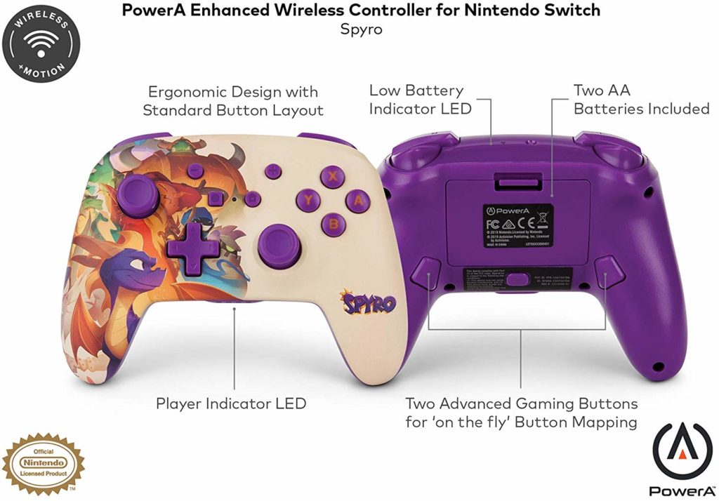 Check out this fiery Spyro-themed Nintendo Switch controller