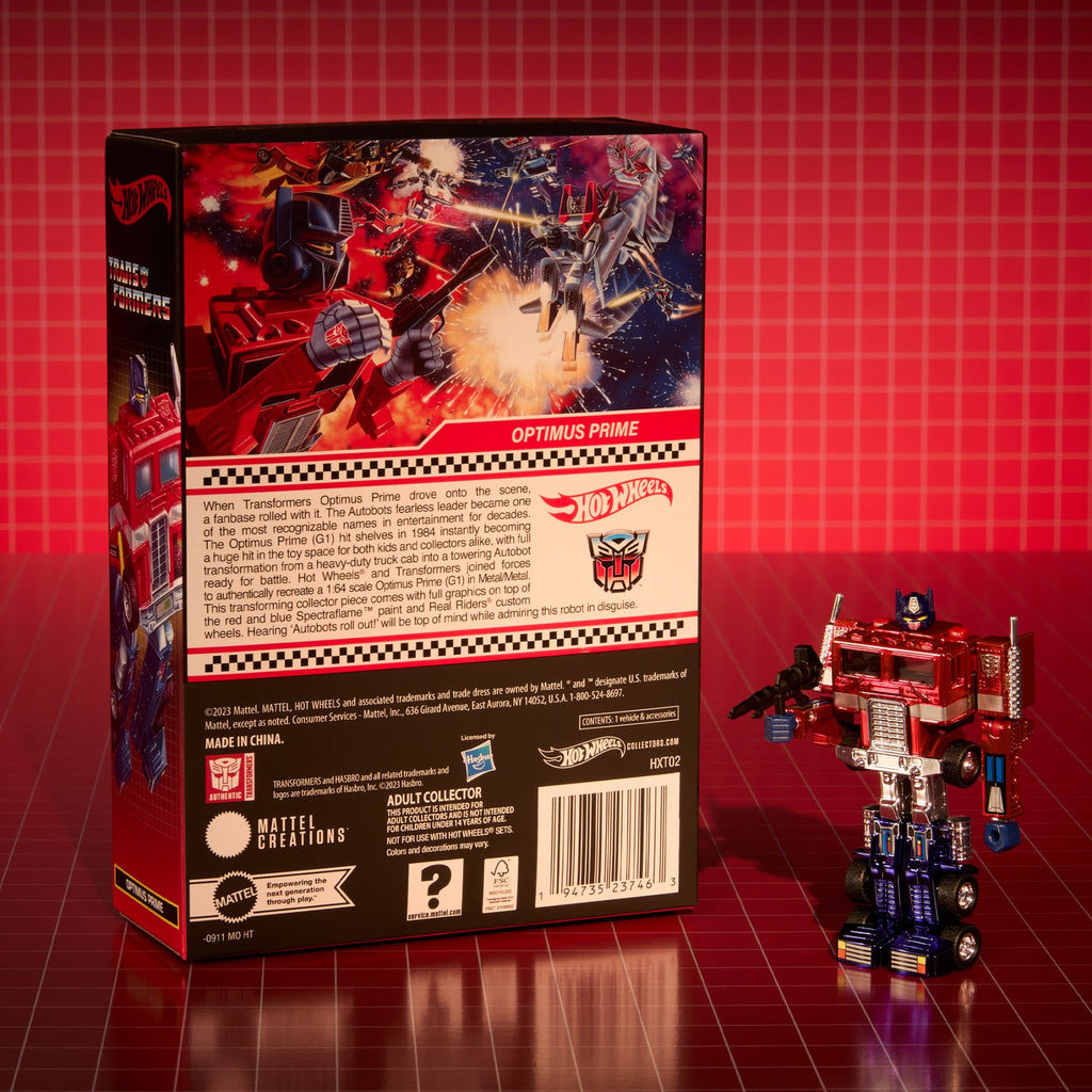 Hot Wheels Transformers Optimus Prime celebrates 40 years | The Nerdy