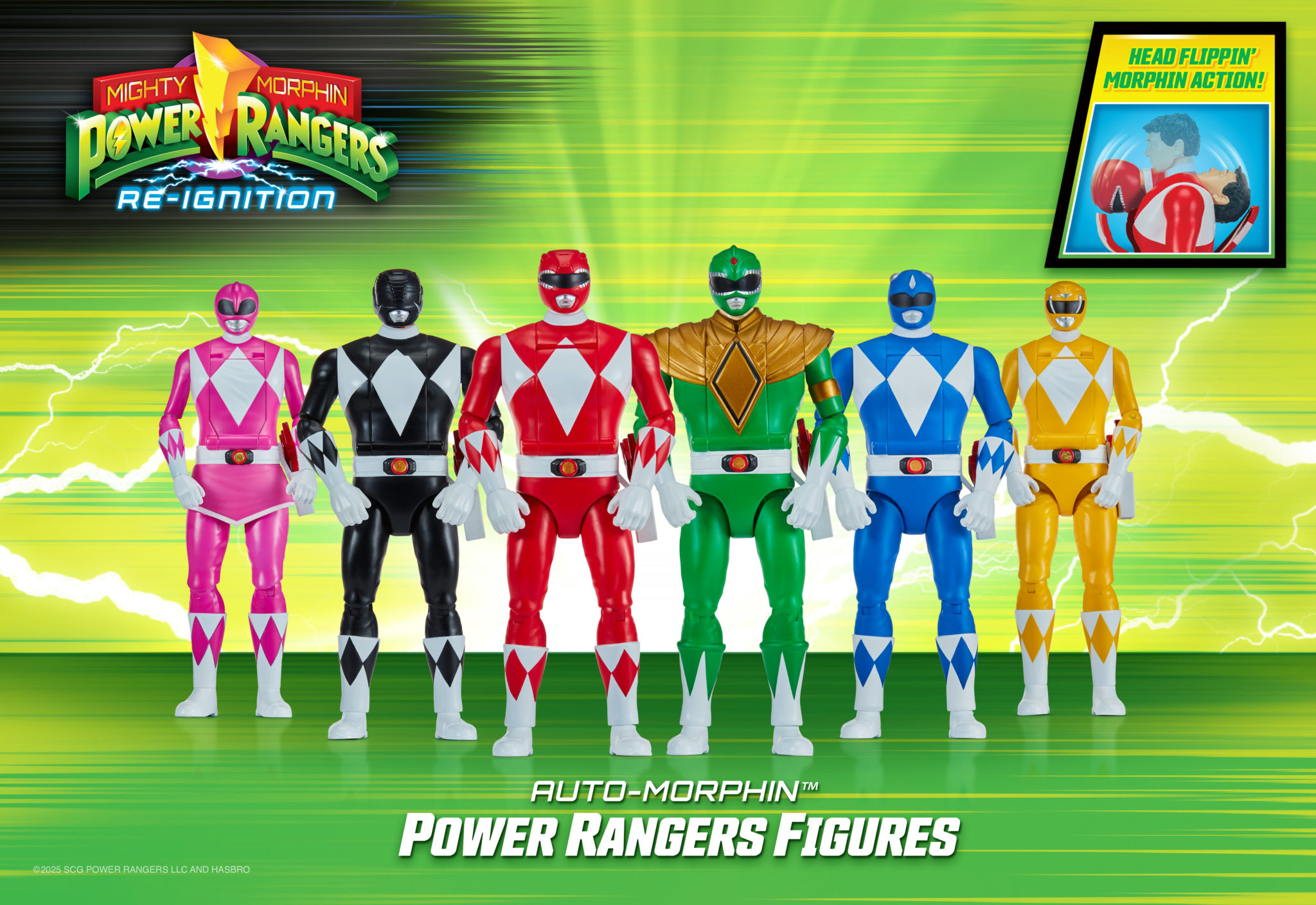 Playmates launches Mighty Morphin Power Rangers at Toy Fair 2025